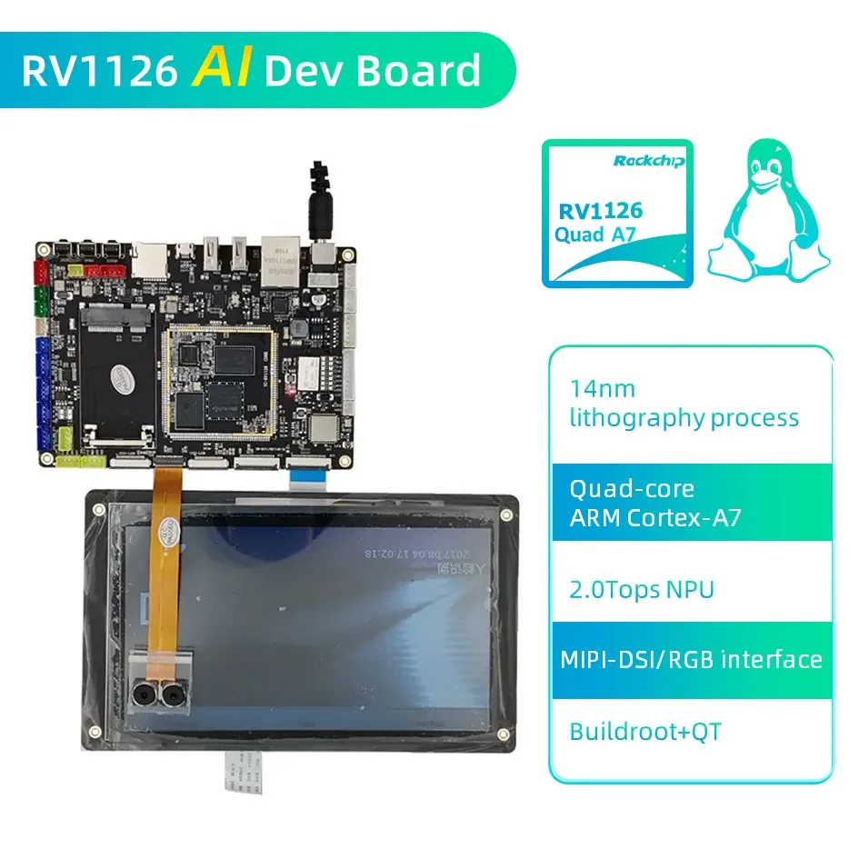 Open Source MIPI LCD Display 4K HDMI 4G LTE RV1126 Development Board ...