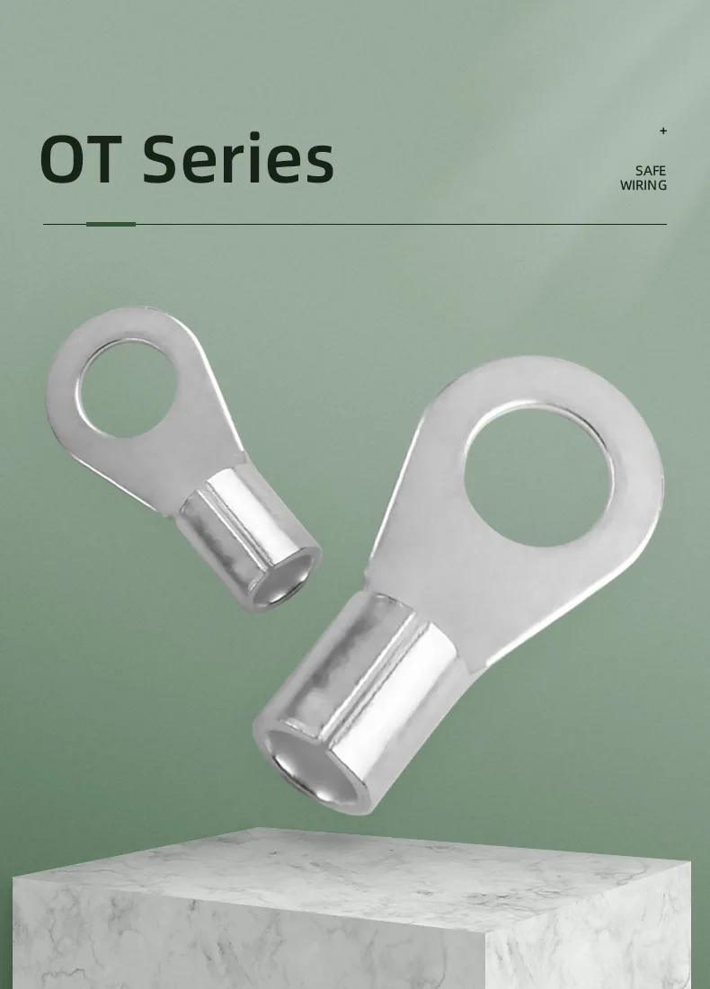 100PCS-OT16-6-8-Cold-Pressed-Terminal-14-16mm-Wiring-Copper-Cable-Nose ...