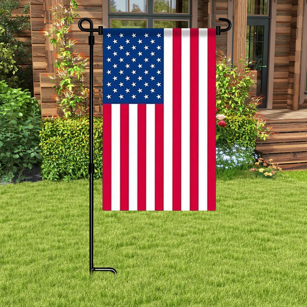 Garden-Flag-Stand-Garden-Flag-Pole-Holder-with-Clip-and-Stopper-Garden ...