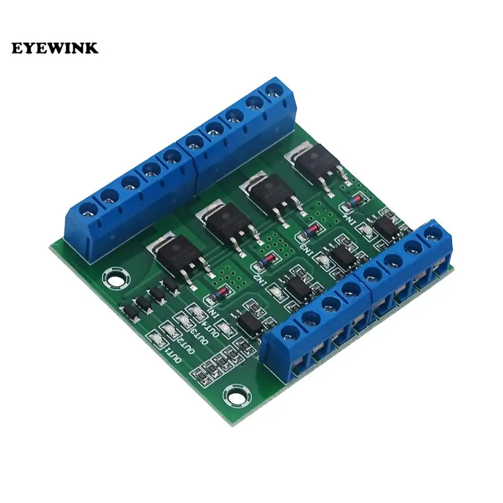 MOS-FET-4-Channel-Pulse-Trigger-Switch-Controller-Board-PWM-Optocoupler ...