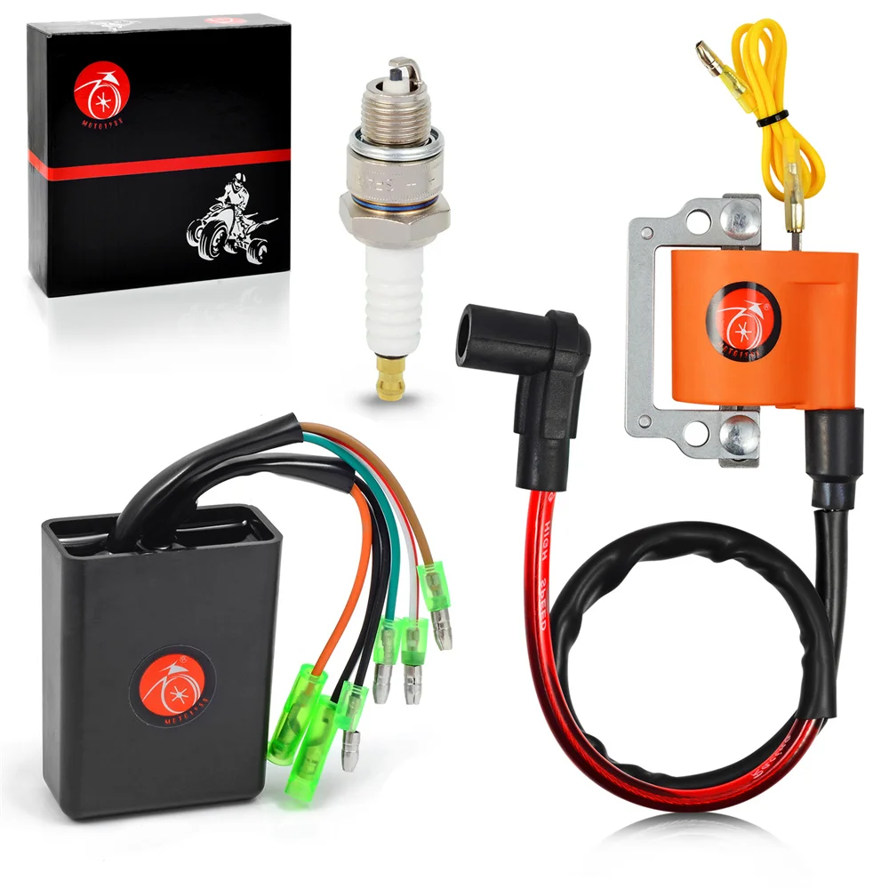 Igniter CDI Ignition Coil Spark Plug For Yamaha G1 Gas 2 Cycle Golf Car ...