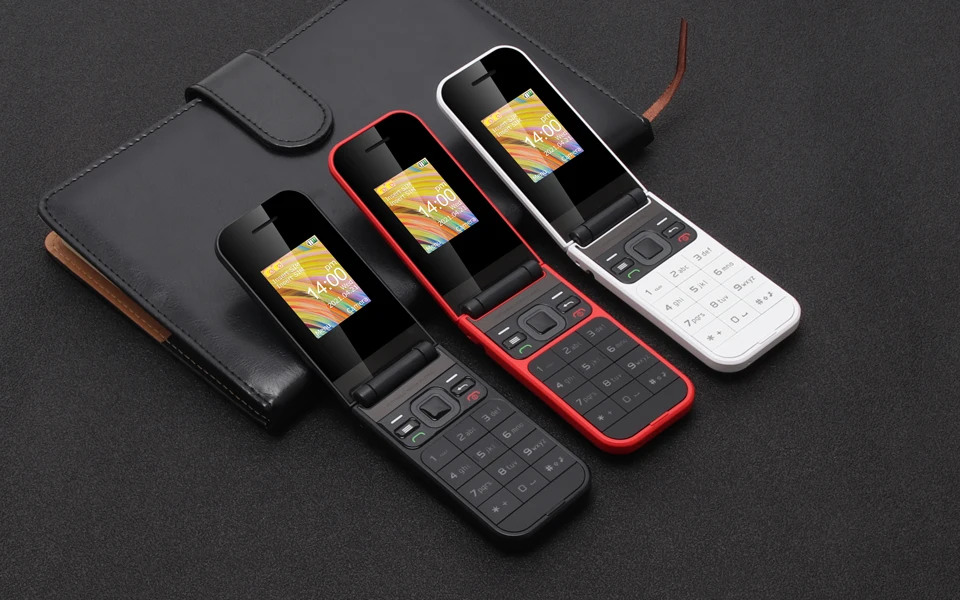 Телефон-раскладушка UNIWA F2720 для пожилых людей, 1,77 дюйма, 2G, GSM ...