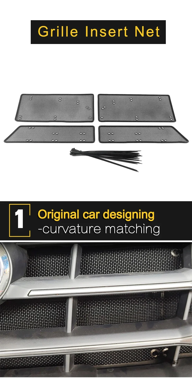 Для Haval H6S H6 COUPE Supreme + 2013-2023 автомобильные аксессуары, вставная сетка для передней ...
