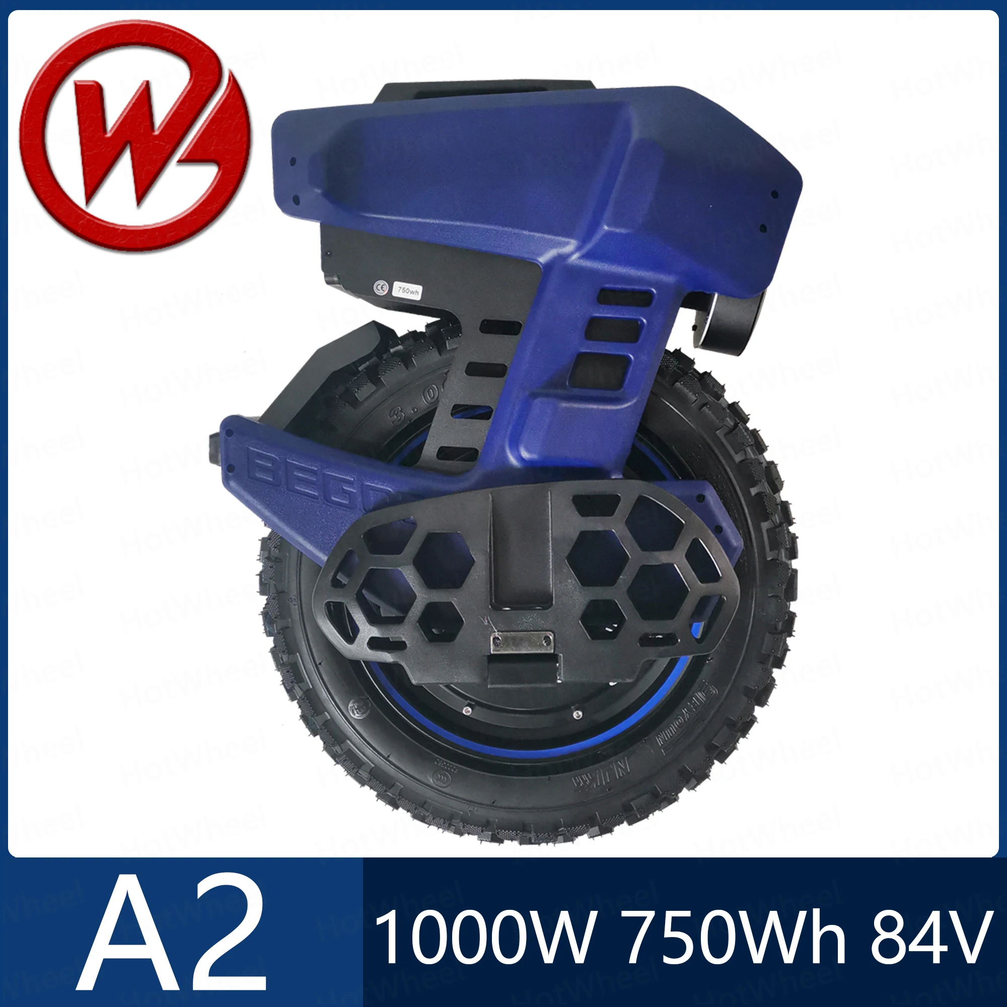 BEGODE A2 Electric Unicycle 15inch Tubeless 1000W 84V 750Wh BGD EUC ...