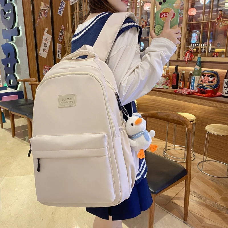 SEETIC High Quality Waterproof Nylon Women Backpack For Teenage Girl ...