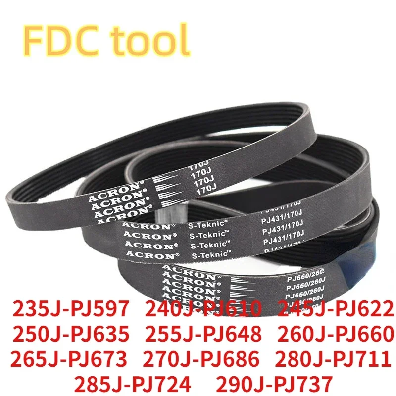 V-Belt Treadmill belt drive belt 230J/PJ584 240J/PJ610 3/5Ribs Rubber ...