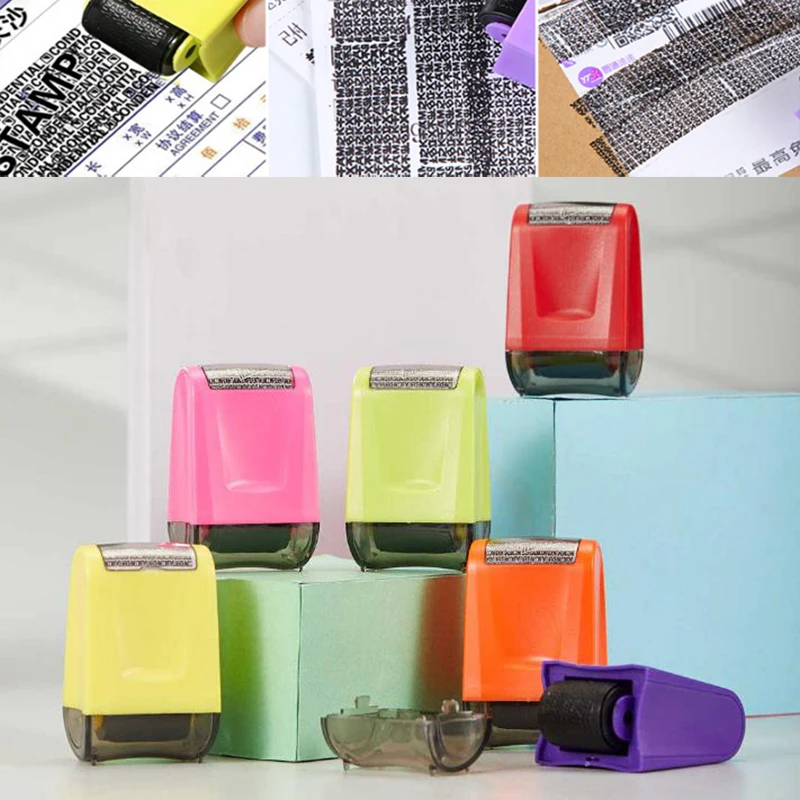 1Pcs-Stamp-Roller-Anti-Theft-Protection-ID-Seal-Smear-Privacy ...