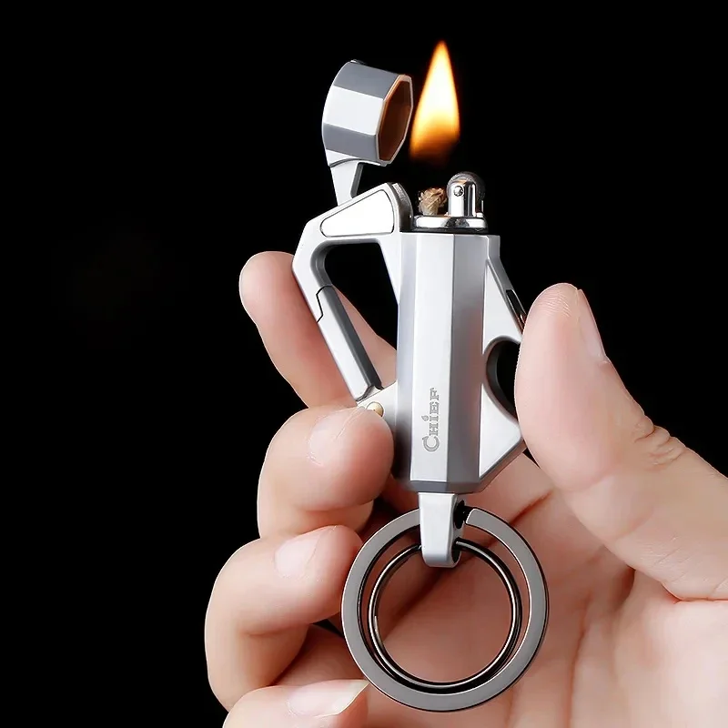 CHIF-Three-in-one-Multifunctional-Keychain-Lighter-Creative-Outdoor ...