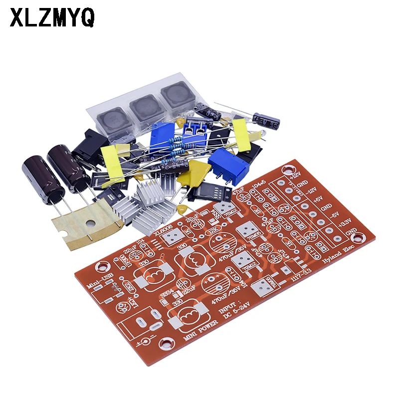 Diy Power Supply Module 5-24v To +12v,-12v +5v -5v +3.3v Usb Boost ...