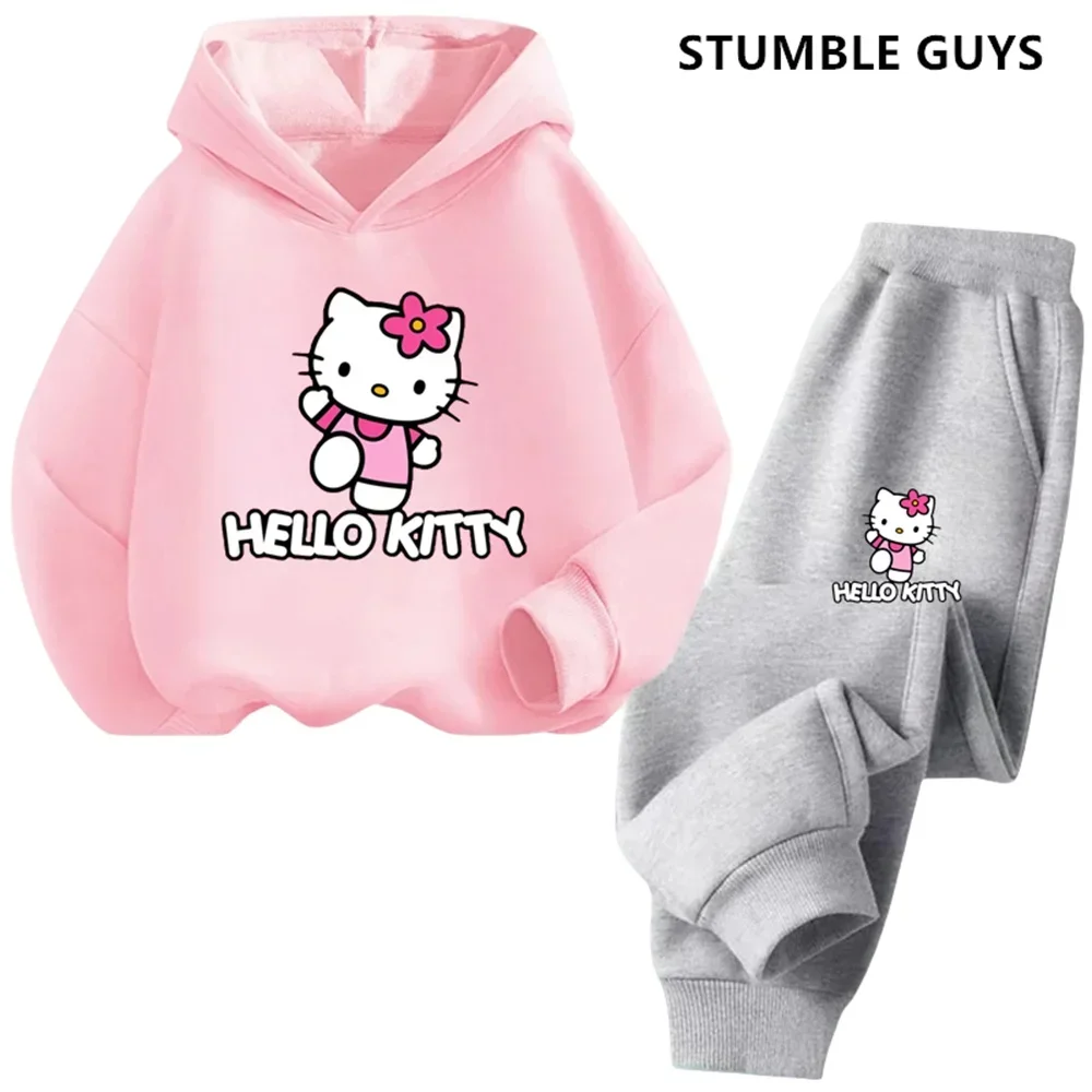 Hoodies-Sets-Boys-Outfit-Set-Kids-Hello-Kitty-Clothes-Girls-Clothing ...