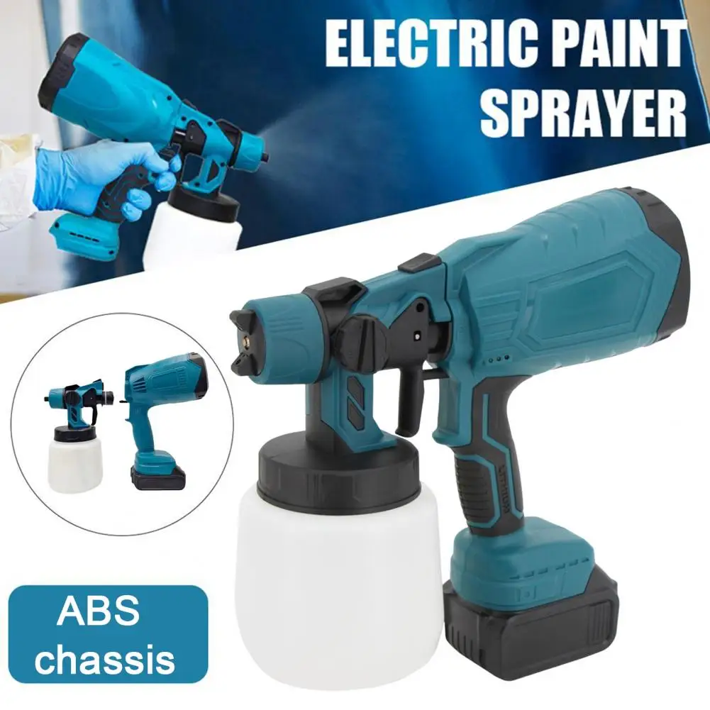 Wireless Paint Sprayer with Detachable Tank 3 Spray Patterns Adjustable ...