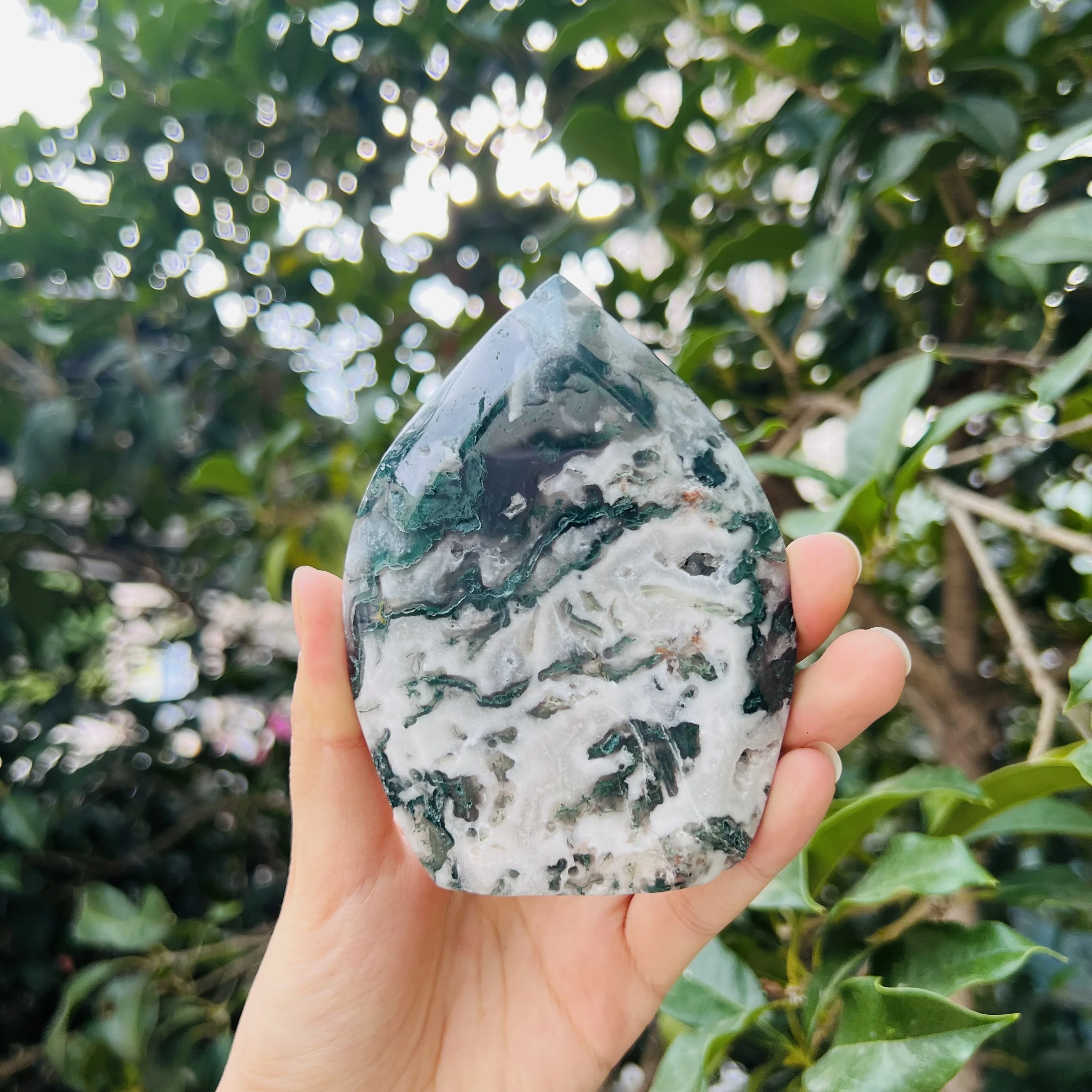 1pc-random-Natural-Geode-Water-Grass-Agate-Ornament-For-Home-Office ...