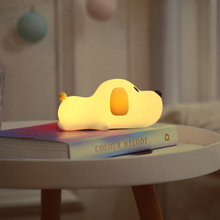 LED-Papa-Puppy-Touch-Lamp-USB-Cartoon-Dog-Night-Light-Rechargeable-Desk ...