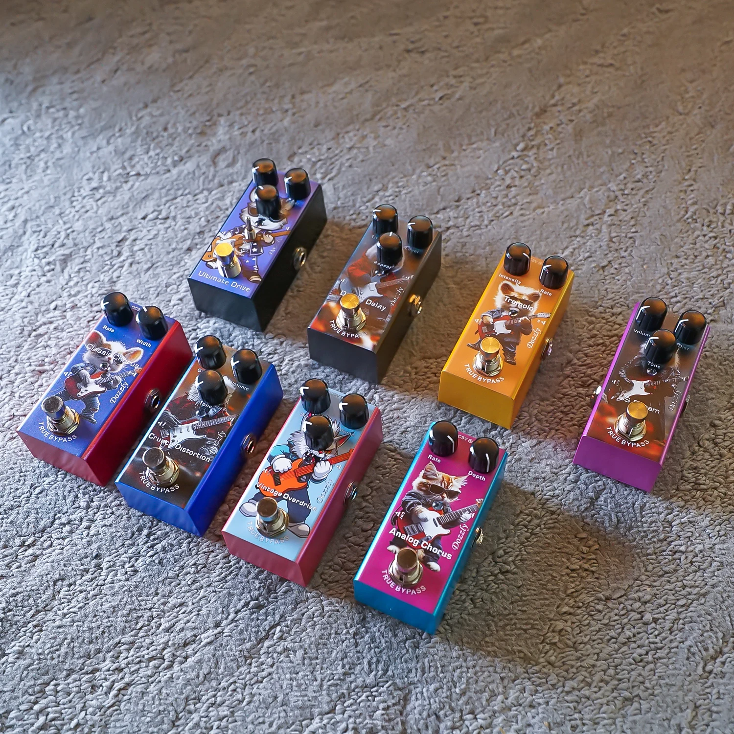 DOZZLY Mini Single Type Electric Guitar Effects Pedal Overdrive ...