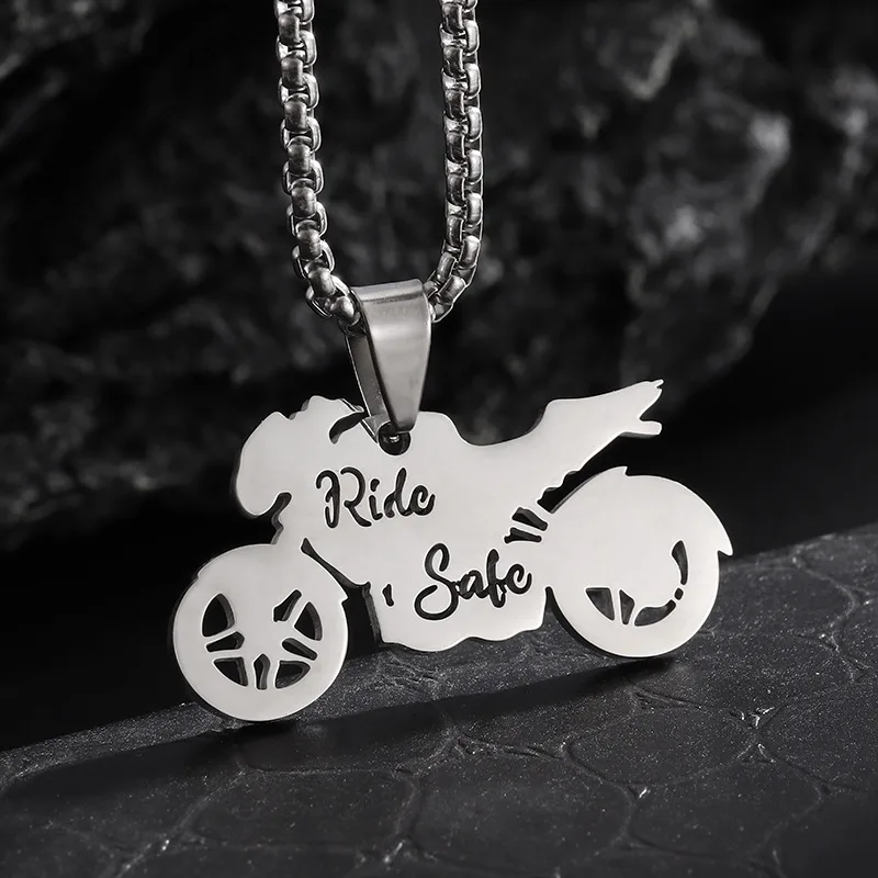 stainless-steel-pendant-necklace-for-women-and-men-s-silver-motorcycle ...