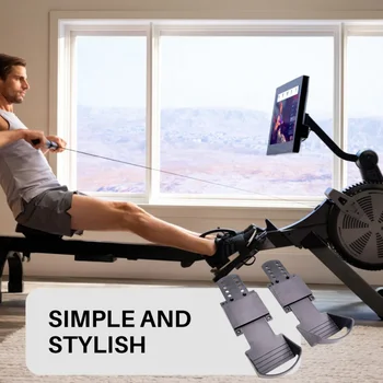 Rowing Machine Pedals 1 Pair Rowing Machine Parts Anti-Slip Texture ...