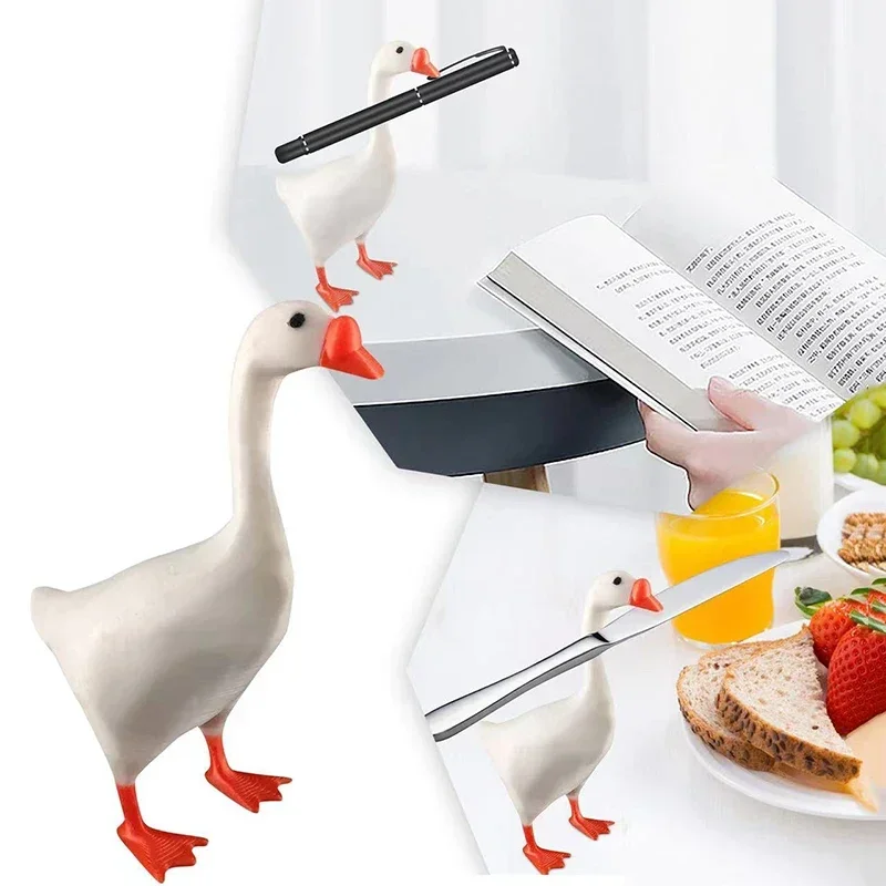 Magnetic-Keychain-Holding-Duck-Key-Cute-Goose-Storage-Key-Home ...