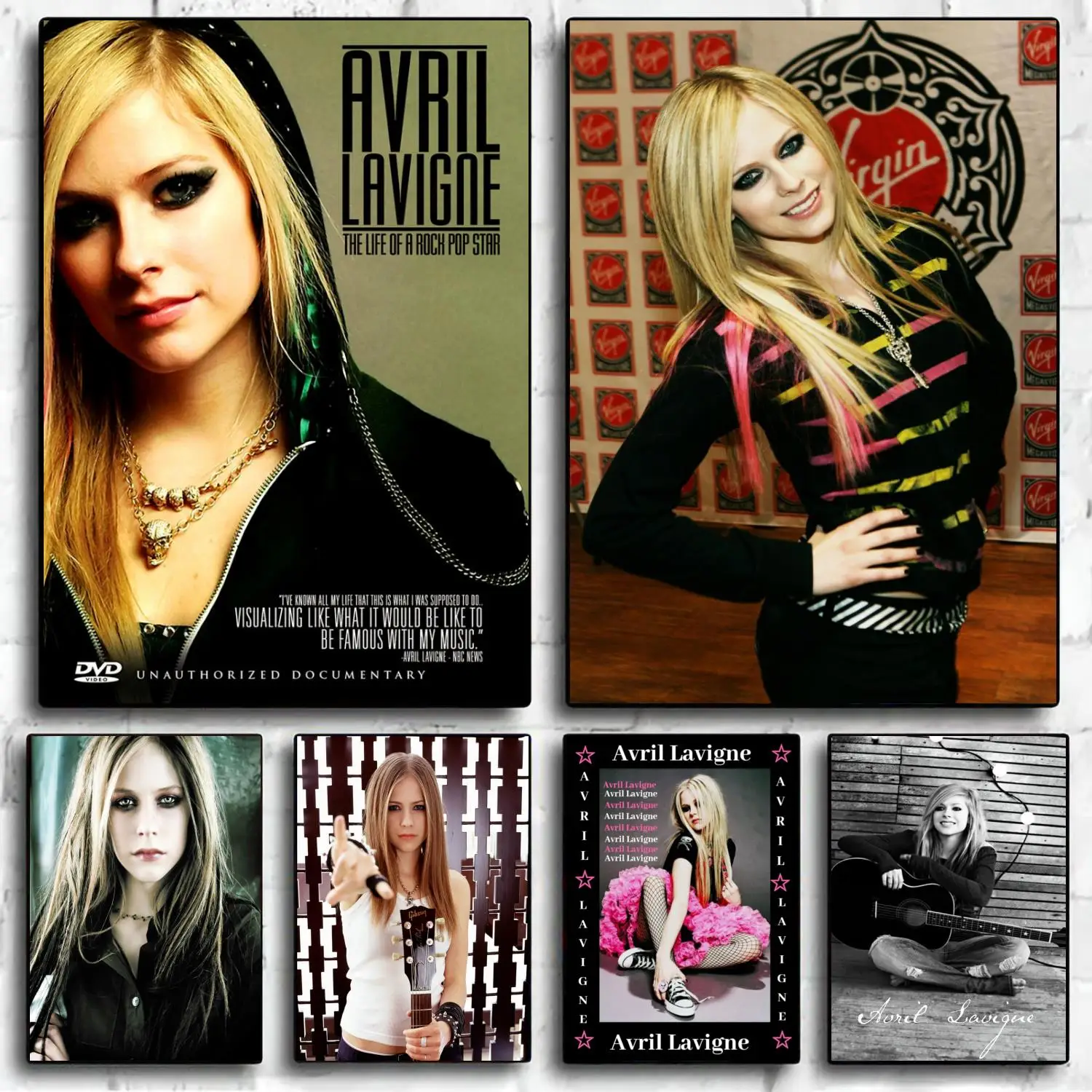 avril-lavigne-Decoration-Art-Poster-Wall-Art-Personalized-Gift-Modern ...
