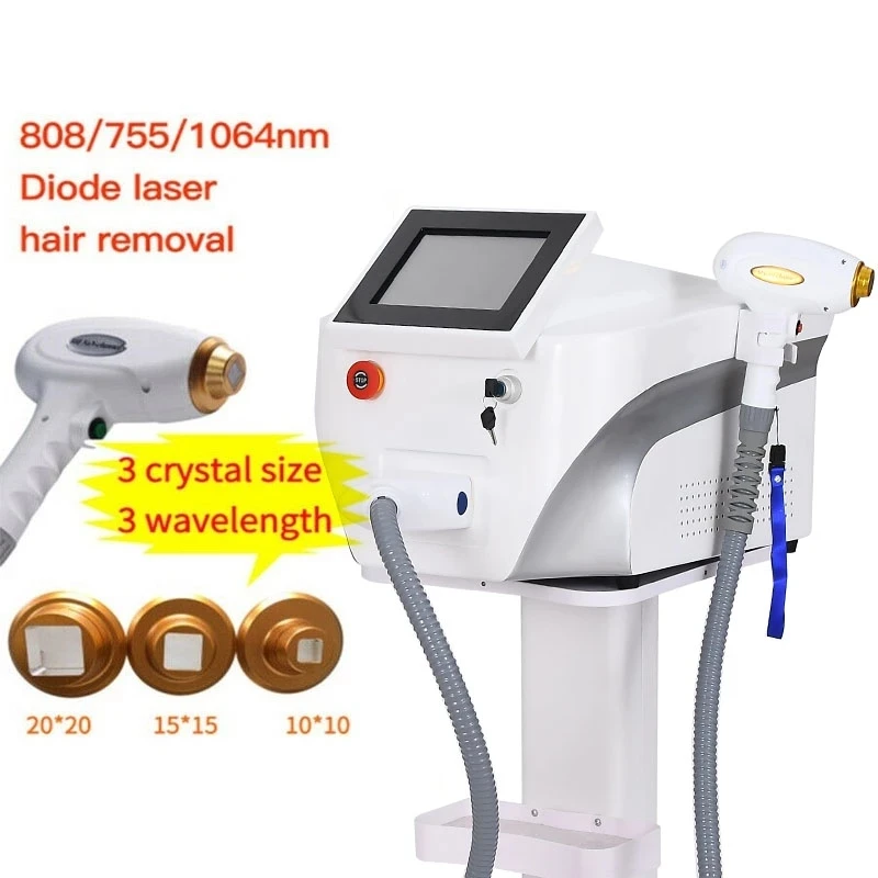 2000w hair removal beauty instrument ice titanium device 808 755 1064 ...
