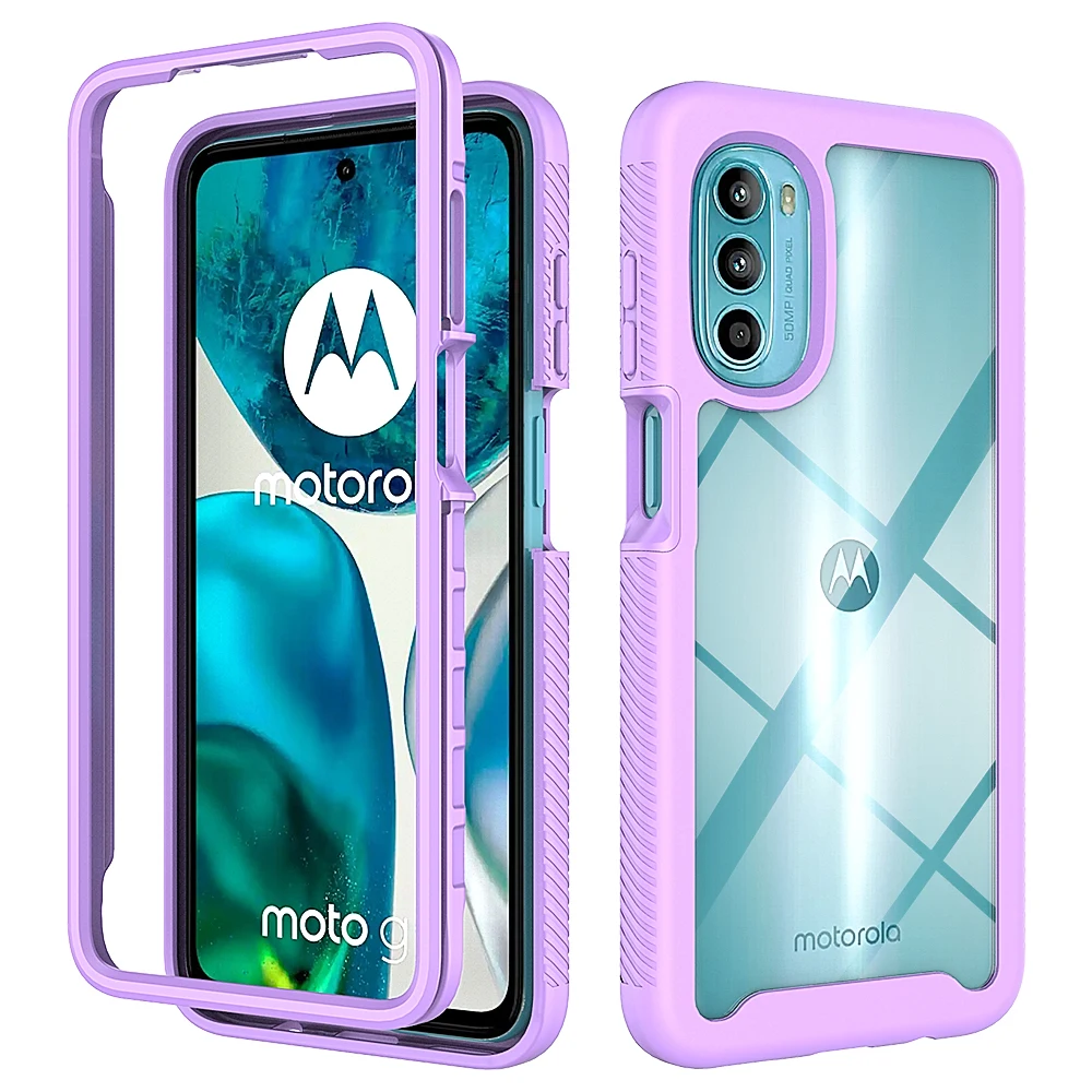 Funda para Moto G52 G Power G Pure 2022 E32s E20 E30 E40 2 en 1 ...
