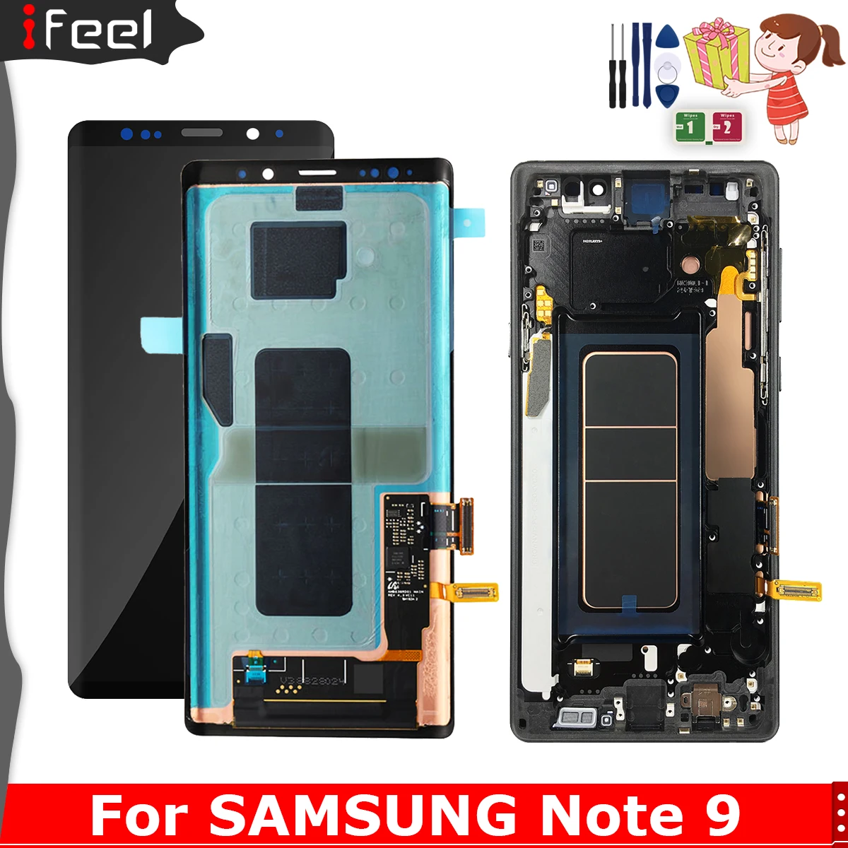 AAA-SUPER-AMOLED-6-4-LCD-with-frame-for-SAMSUNG-GALAXY-Note-9-N960D ...