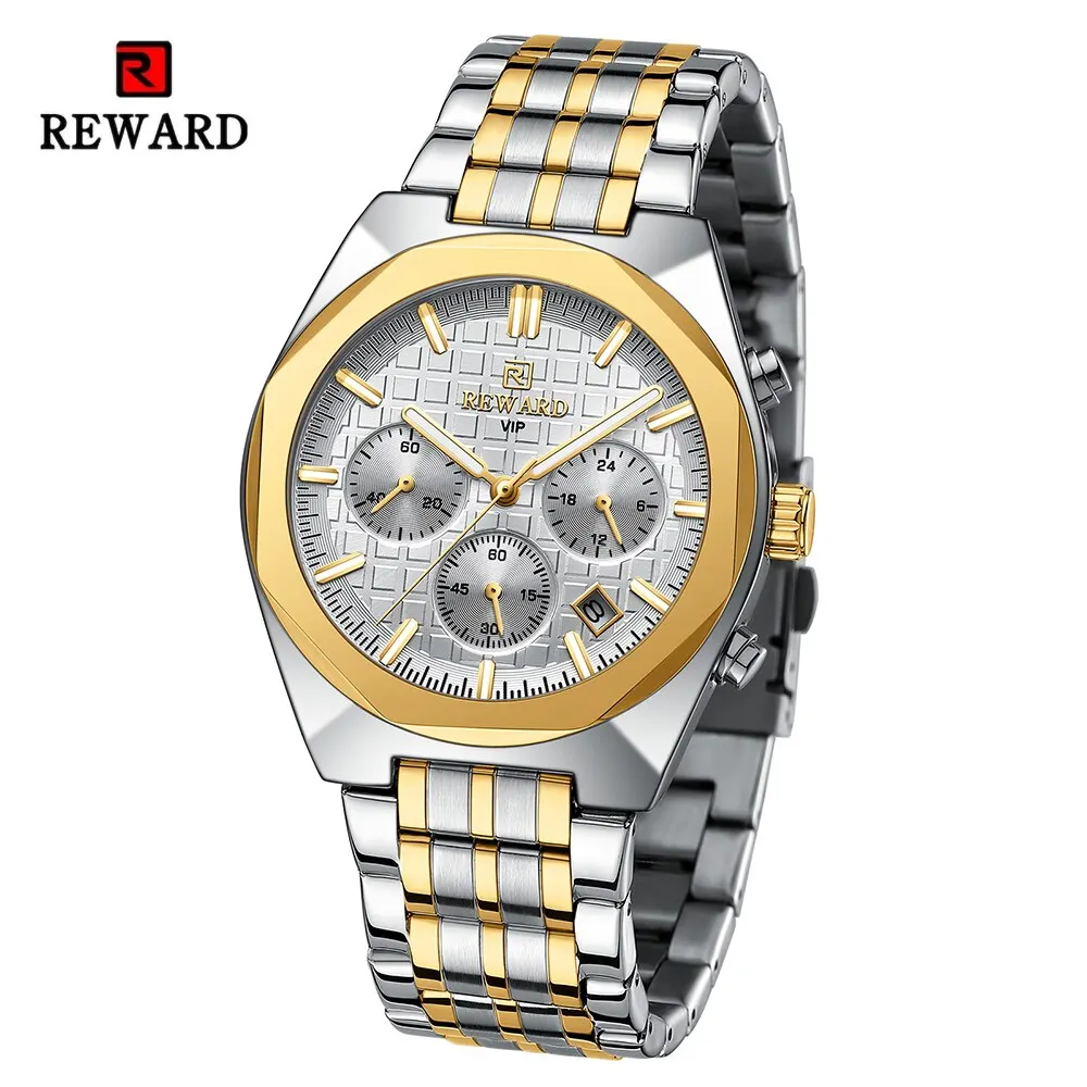 REWARD-Luxury-Mens-Watches-Chronograph-Waterproof-Sport-Quartz-Wrist ...