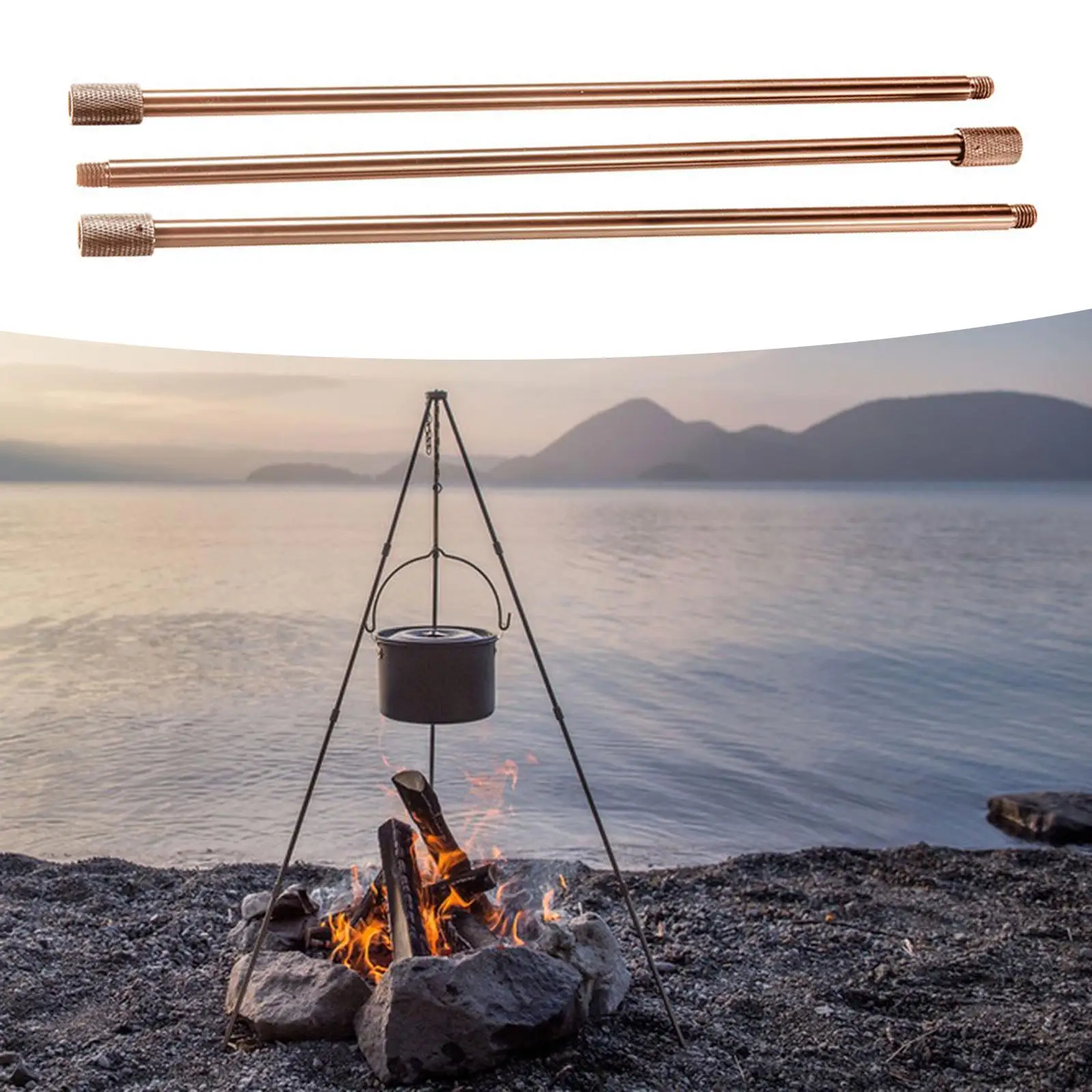 Outdoor-Camping-Cooking-Set-Tripod-Camping-Mess-Set-Utensil-Set-Hanging ...
