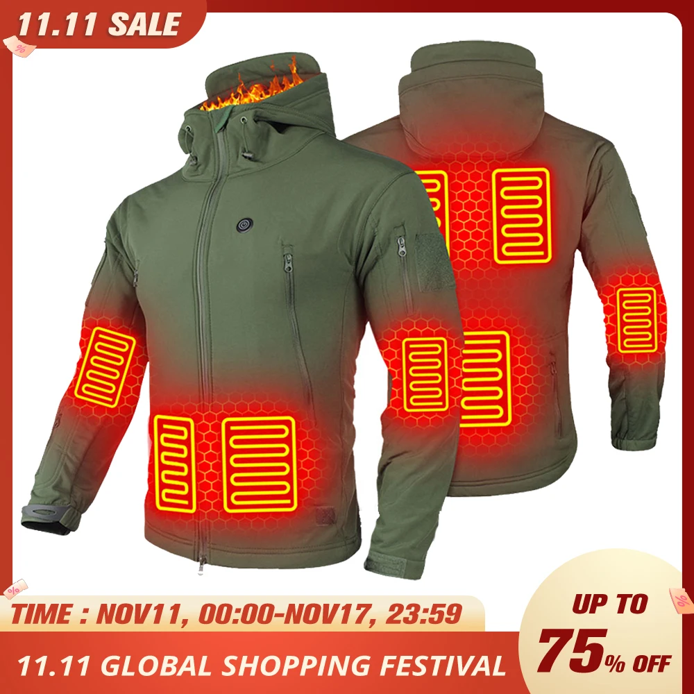 Heated-Jacket-Men-Women-s-Autumn-Jacket-Hooded-Windbreaker-Tactical ...