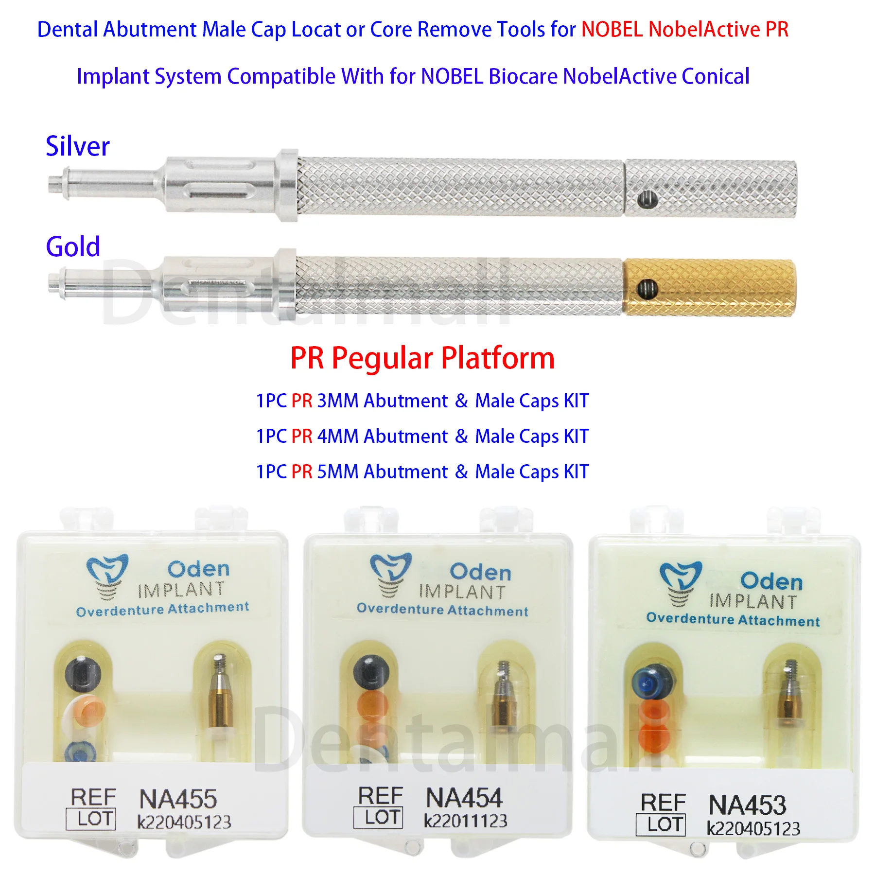 Dental-Implant-Attachment-Abutment-Male-Cap-Remove-Locator-Core-Tool ...