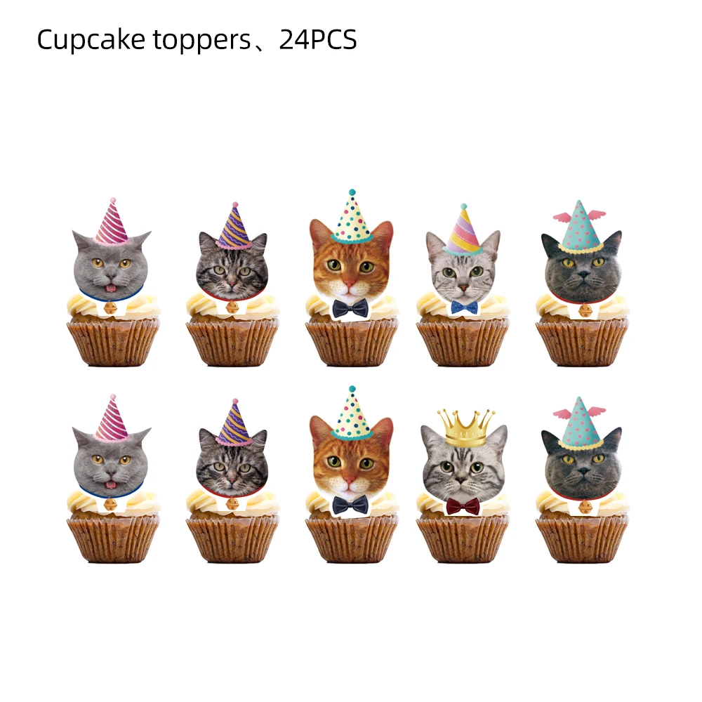 Cat Cupcake Toppers