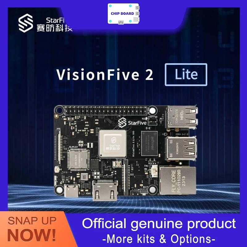 VisionFive 2 Lite a RISC-V SBC using the JH-7110 SoC, with PCIe, HDMI ...
