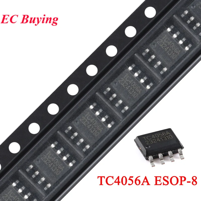 10/5pcs TC4056A ESOP-8 TC4056 4056 4056A SOP8 1A Linear Lithium Battery ...