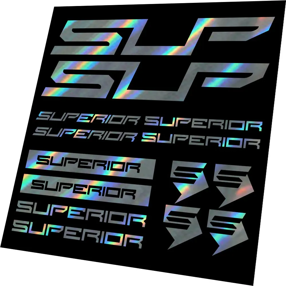 For-Superior-Die-Cut-Bike-Bicycle-Frame-Decals-Stickers-Graphics-Set ...