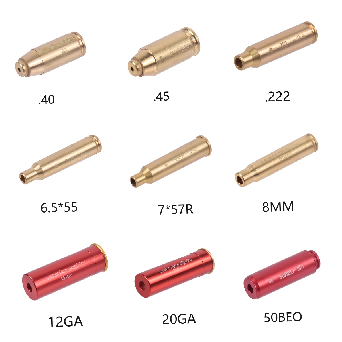 Red-Laser-Bore-Sighter-Tactical-Bore-Sighter-Bala-Snap-Caps-Bala-de ...