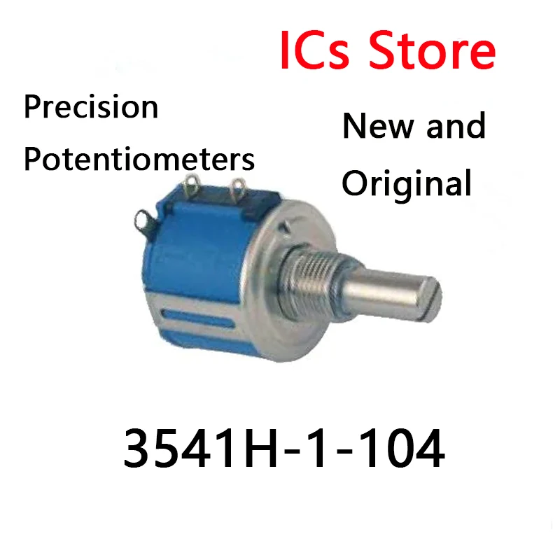 2PCS-Rotary-Potentiometer-Hybritron-100-kOhm-10Turn-Linear-2-W-10-3541H ...