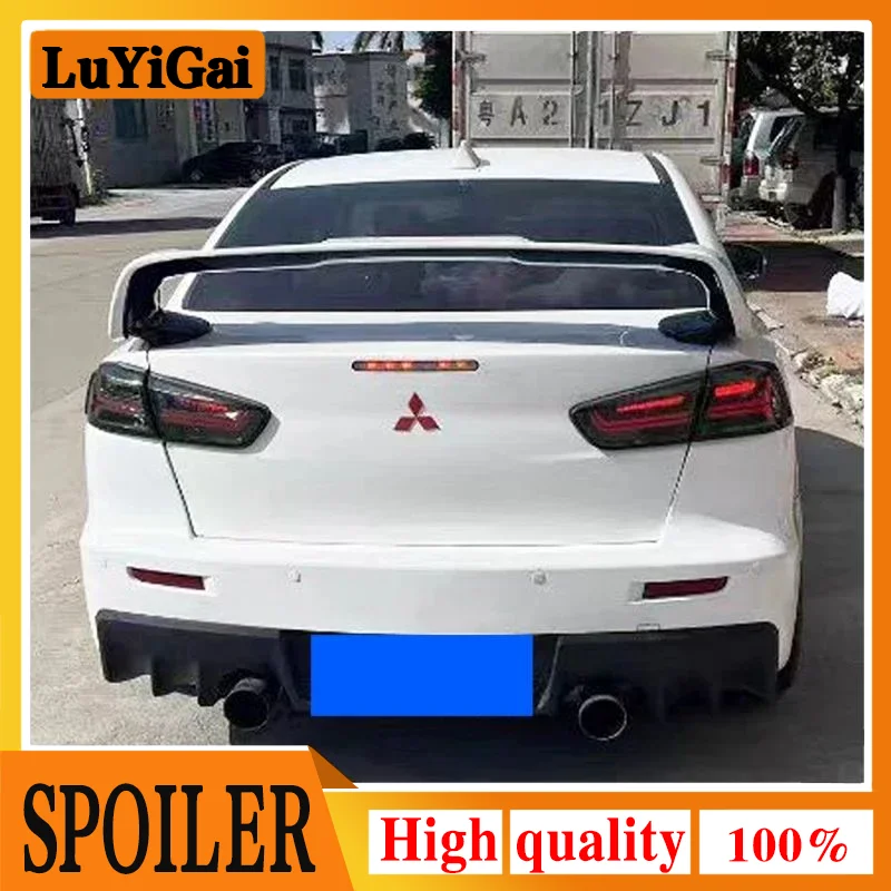 For-LANCER-Spoiler-EVO-ABS-Material-Car-Rear-Wing-Primer-Color-Rear ...