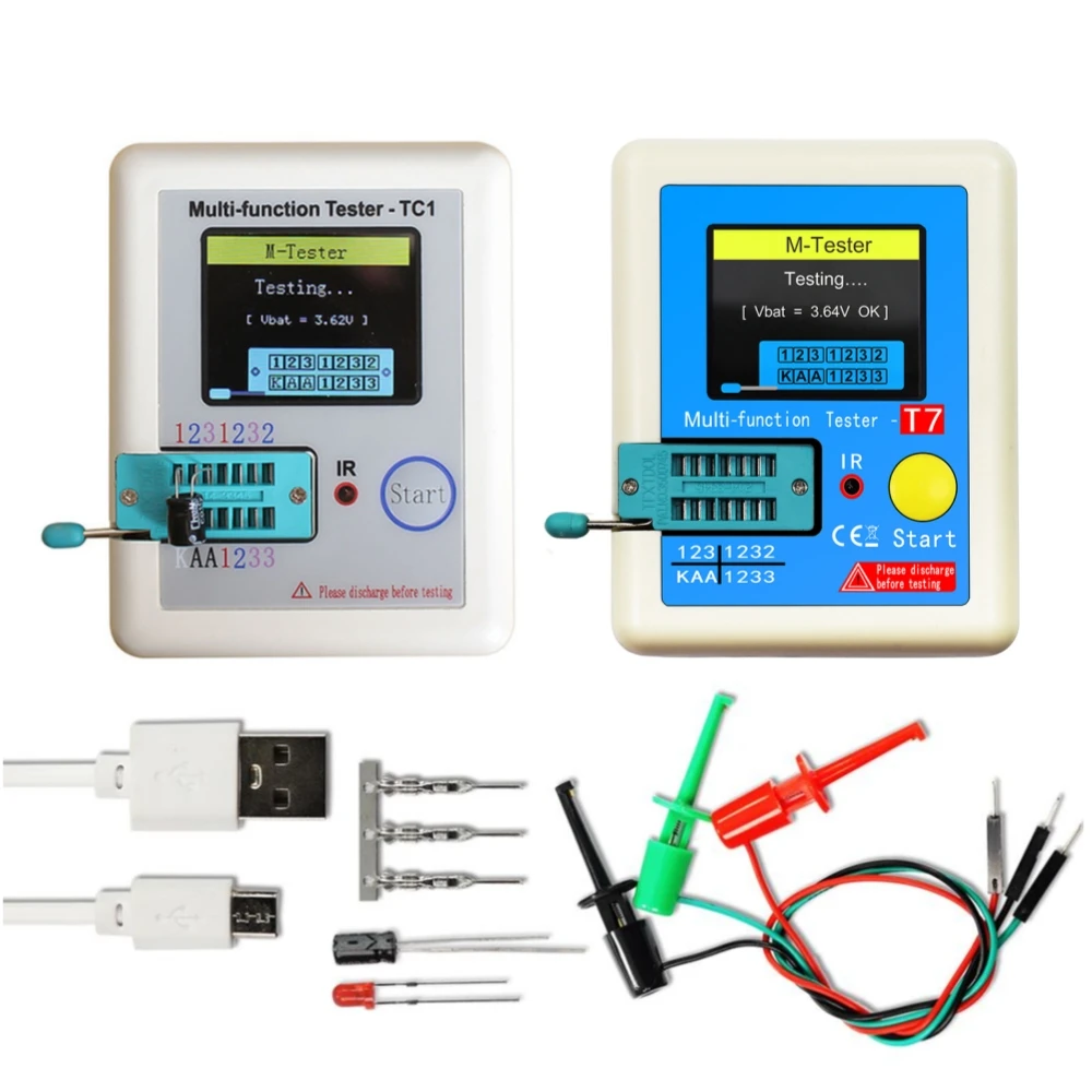 LCR-TC1-1-8-TFT-LCD-Display-Multi-meter-Transistor-Tester-Diode-Triode ...