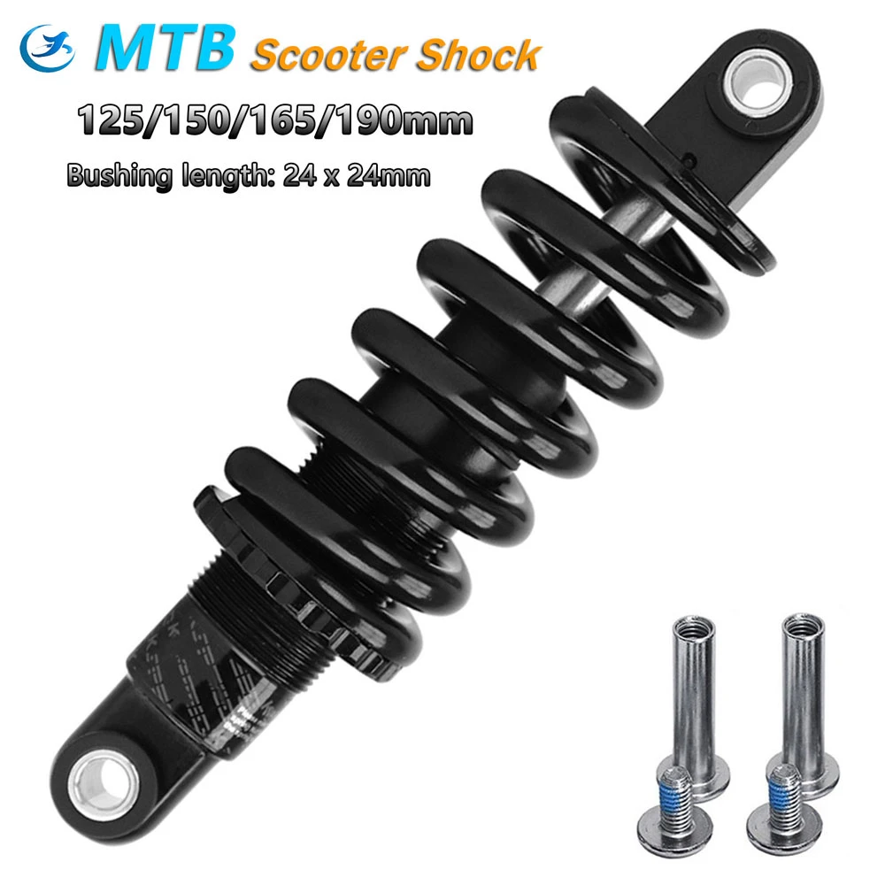 Bicycle MTB Rear Shock Absorber Coil Spring 125mm 150mm 165mm 190mm ...