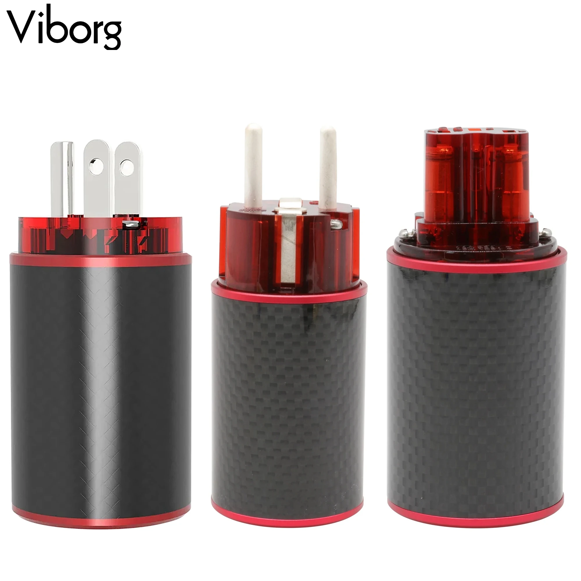 HI-End-Viborg-Solid-Pure-Silver-Mains-AC-Power-Plug-Socket-EU-US-IEC320 ...