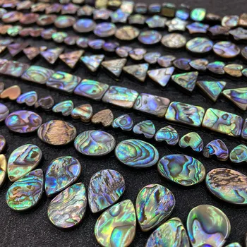 5pc/bag Wholesale Natural Abalone Shell Beads Various Shapes Shell Bead ...
