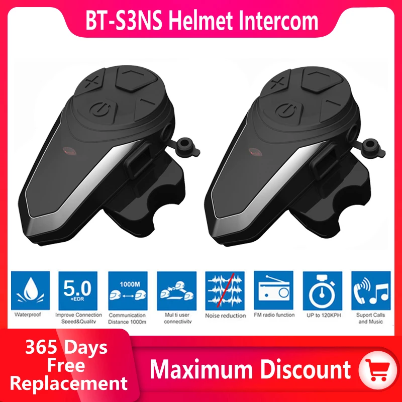 BT-S3NS-motorrad-helm-bluetooth-kompatible-headset-intercom-kommunikation-inter-phone-mp3-gps ...