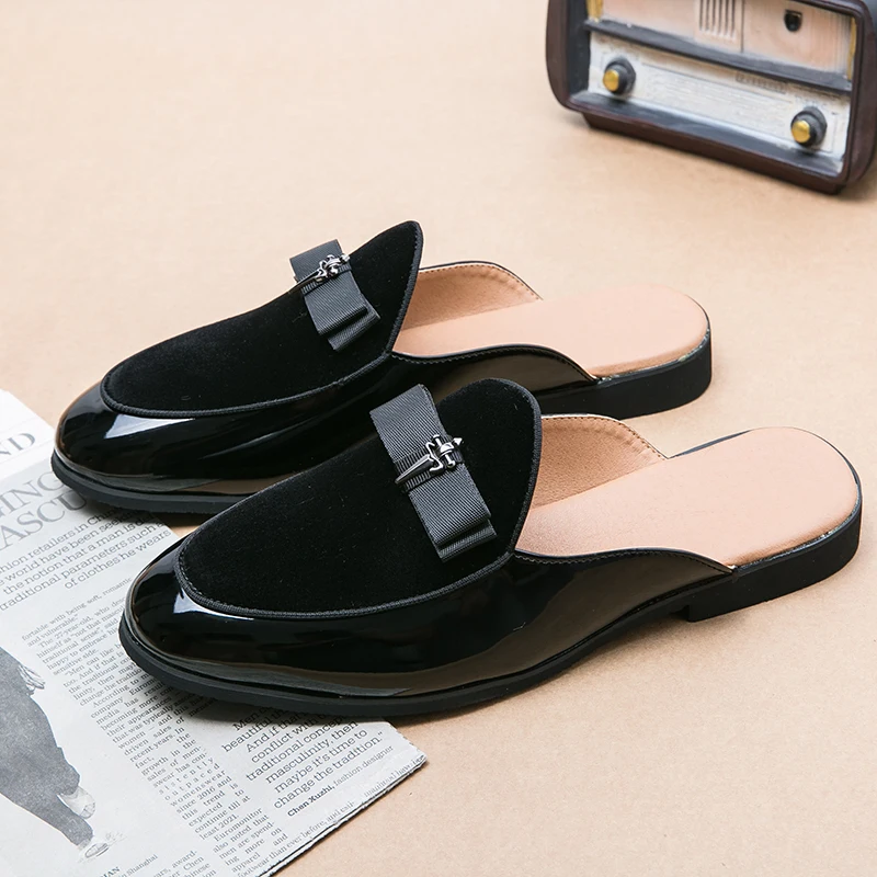Summer-Fashion-Half-Slippers-Genuine-Leather-Men-s-Half-Shoes-for-Men ...