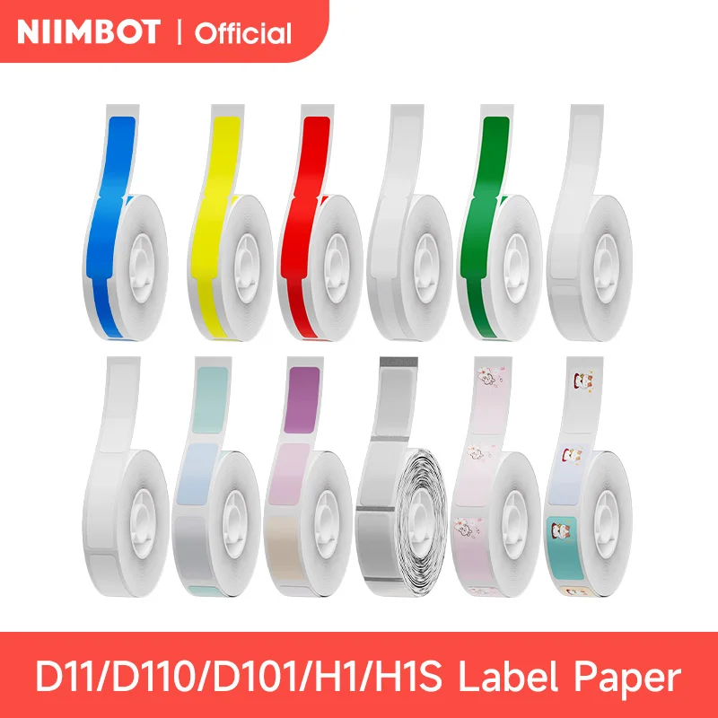 Niimbot-D11-D110-D101-Mini-Thermal-Label-Printer-Paper-Waterproof-Anti ...