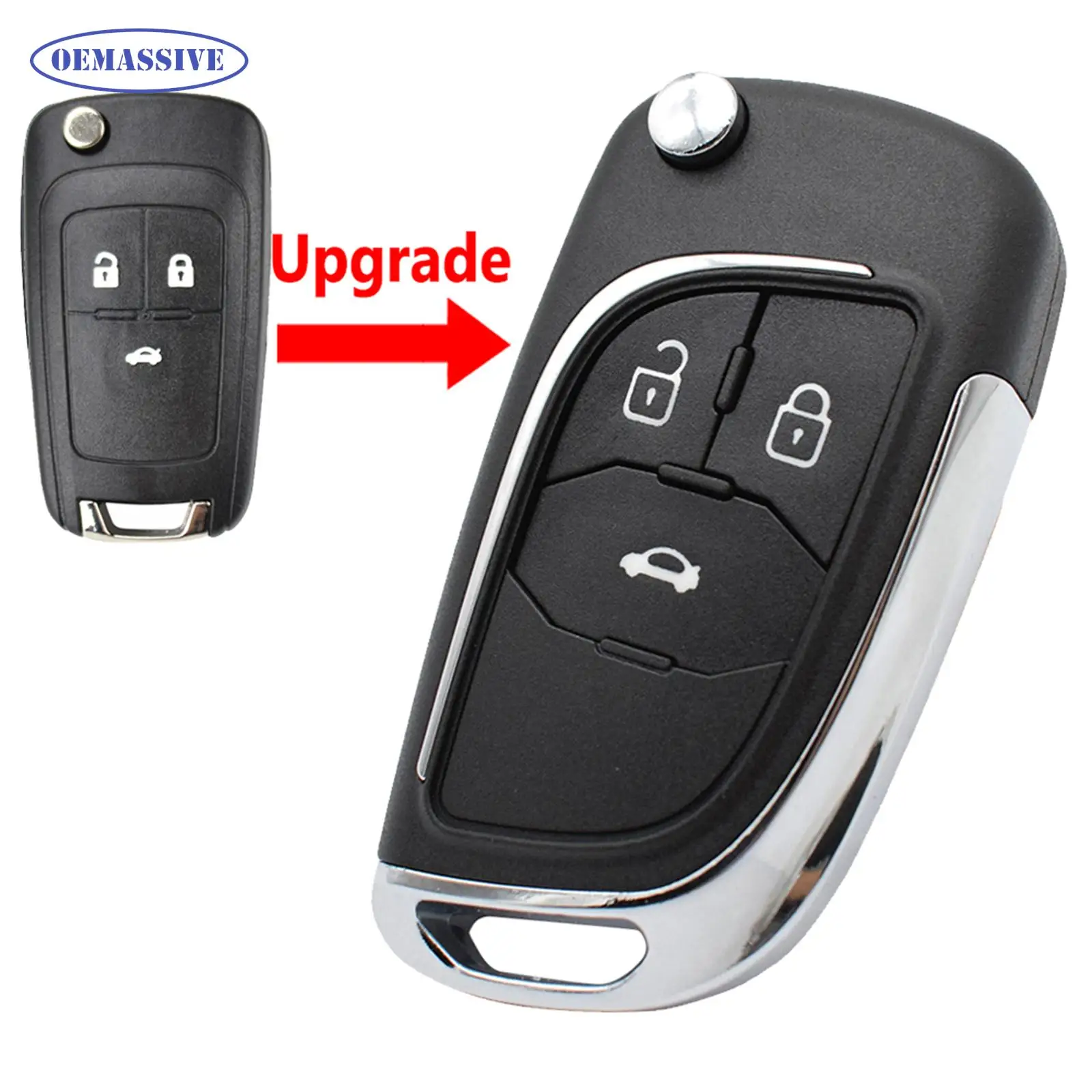 OEMASSIVE-Auto-Key-Shell-For-Vauxhall-Opel-Adam-Astra-J-Corsa-E ...