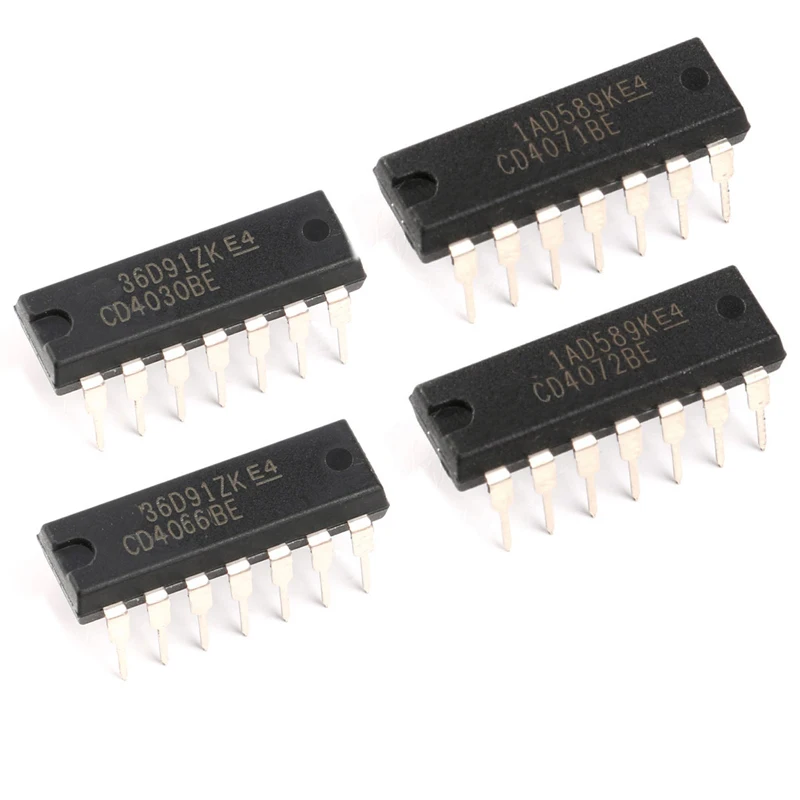Chip integrado lógico, paquete de 10 piezas CD4030BE CD4047 CD4066 ...