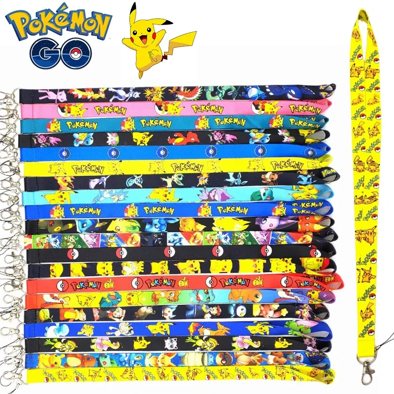 Pokemon-Pikachu-Kids-Lanyard-for-Key-Neck-Strap-Lanyard-Card-ID-Badge ...