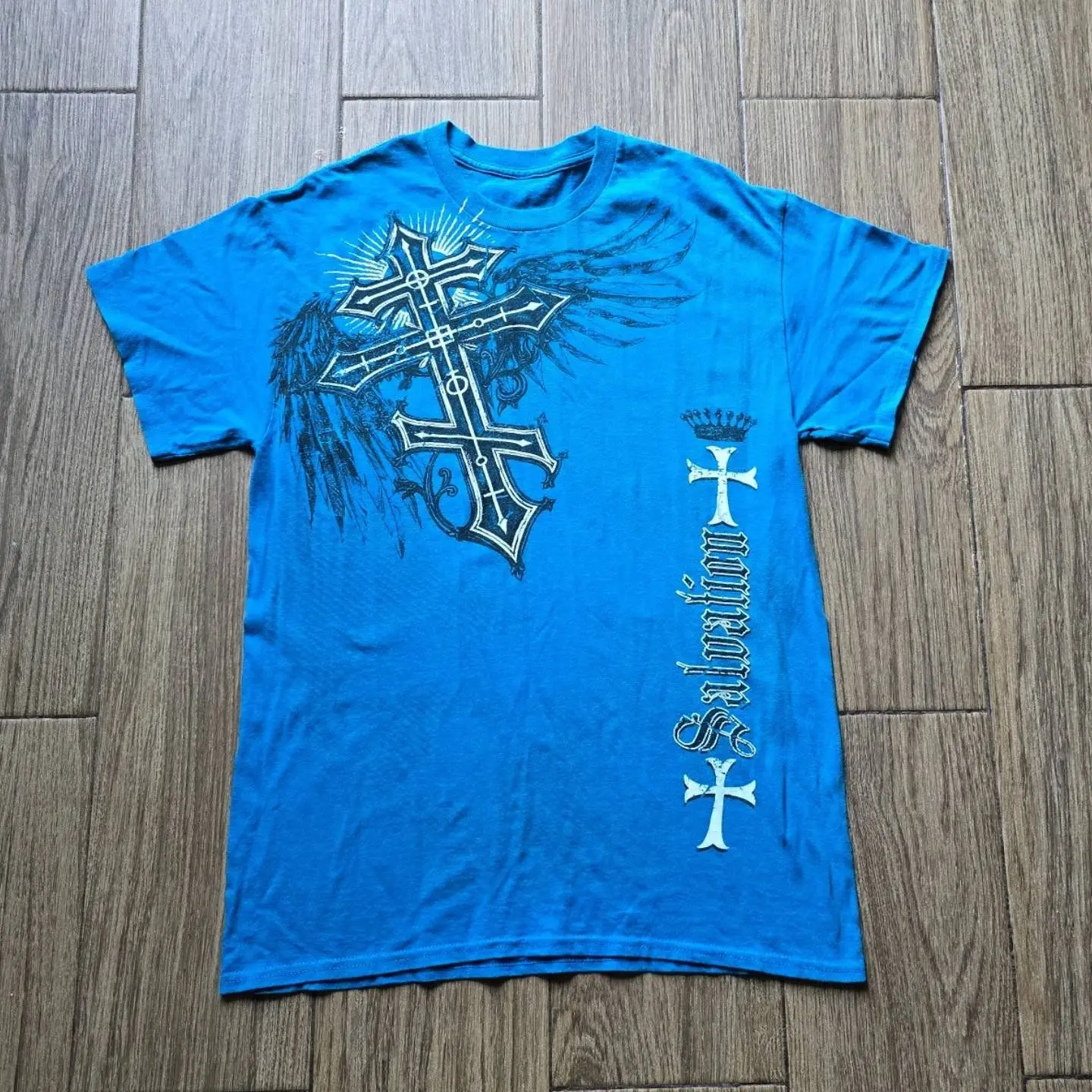New-Tapout-Vintage-Cross-Shirts-Y2K-Mens-Graphic-Print-Oversized-T ...
