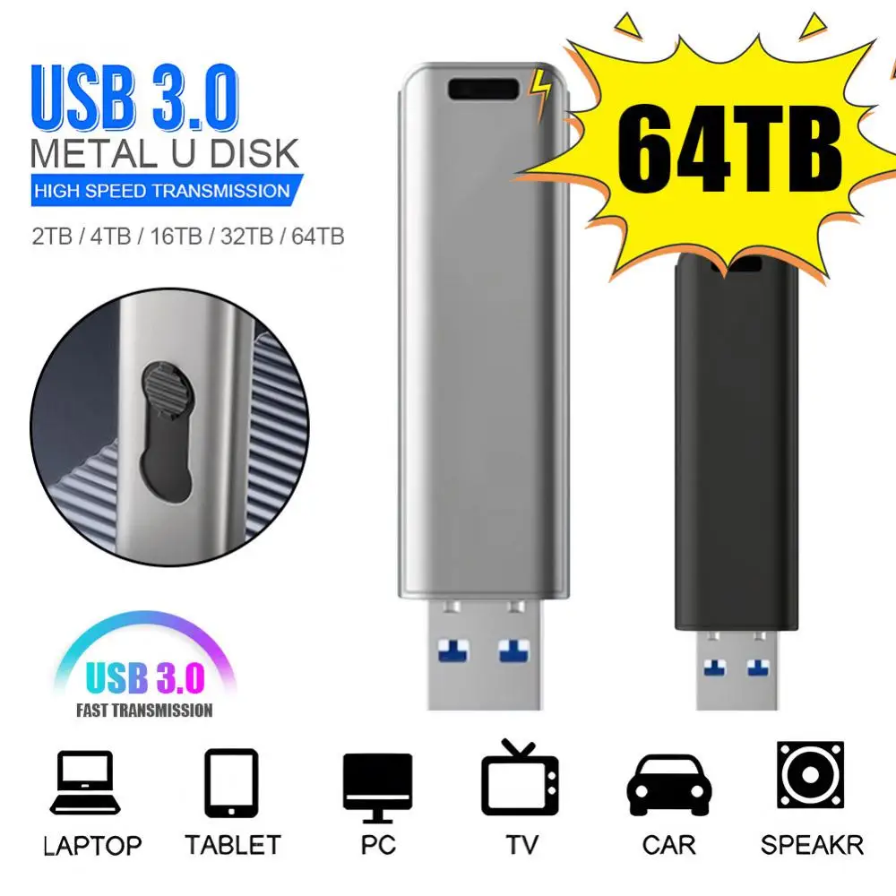 Unidad-Flash-USB-3-0-de-alta-velocidad-PenDrive-de-Metal-de-2TB-4TB ...