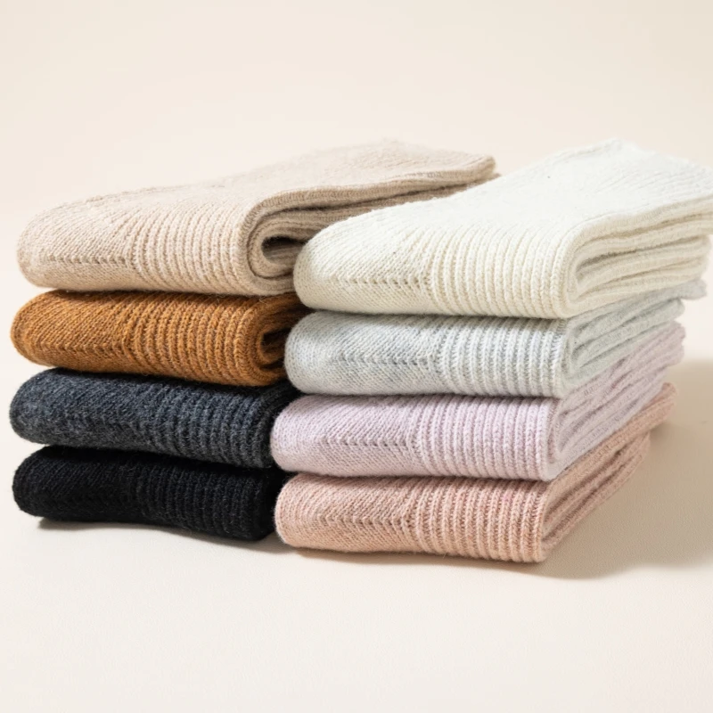 3-Pair-Winter-Thick-Warm-Women-s-Wool-Socks-High-Quality-Harajuku-Retro ...