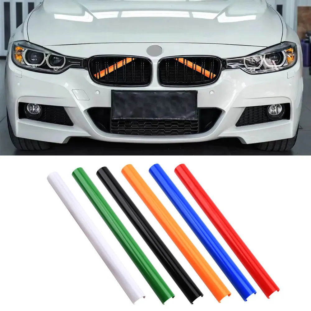 2pcs-Car-Front-Grille-Trim-Strips-V-Brace-M-Sport-Bar-Decoration-For ...